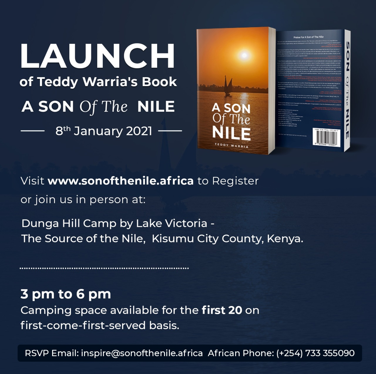 Teddy Warria launches his book "A Son of the Nile" - Nyanza Daily