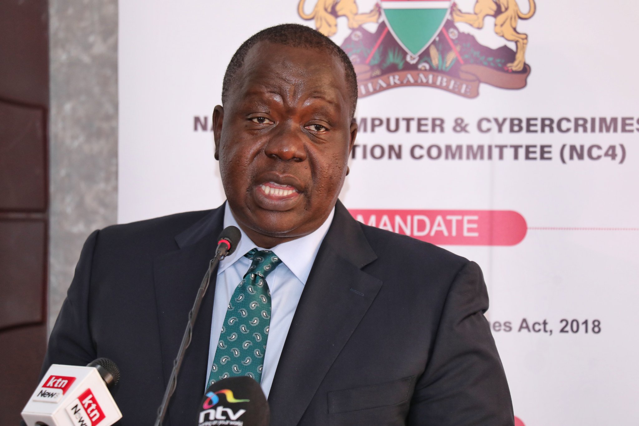 Former CS Fred Matiangi jets back to the country - Nyanza Daily